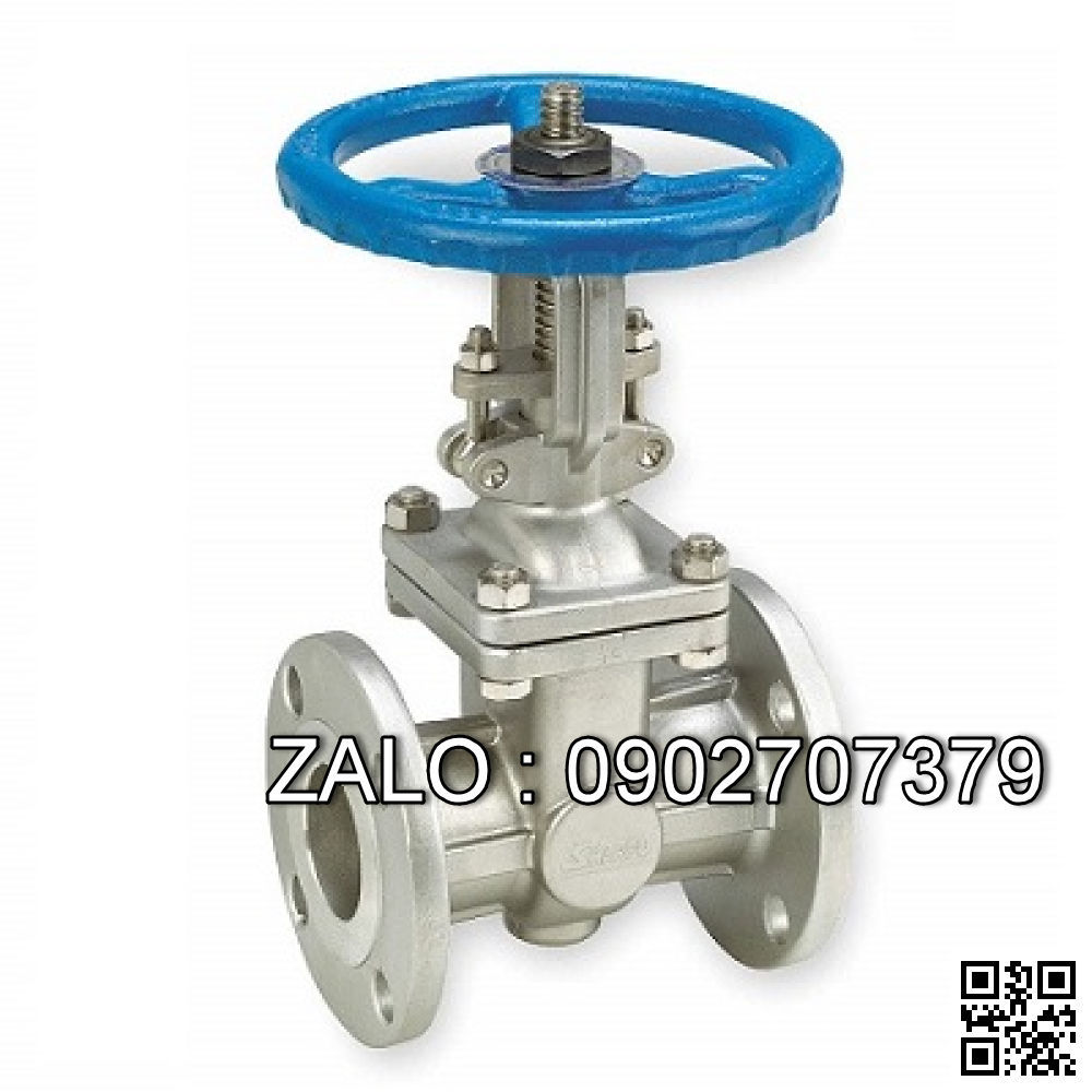 Van cửa mặt bích Inox 304 DN20" - congnghiepbinhduong.com.vn