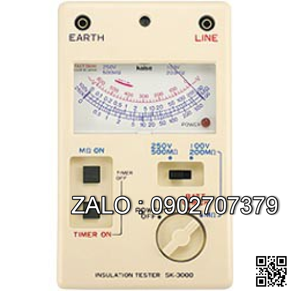 Đồng hồ đo điện trở cách điện SK-3000 - https://congnghiephanoi.vn